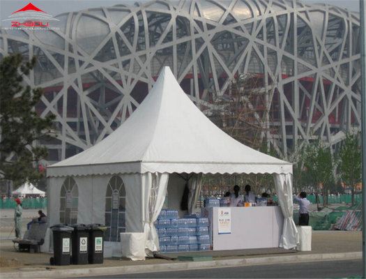 Fire Retardant Giant Party Wedding Tent With Dome Or Square Clear PVC Windows