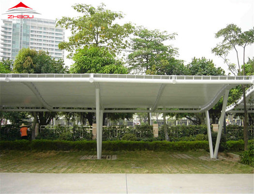 Light Weight Tensile Membrane Structures For Bicycle Parking Shed