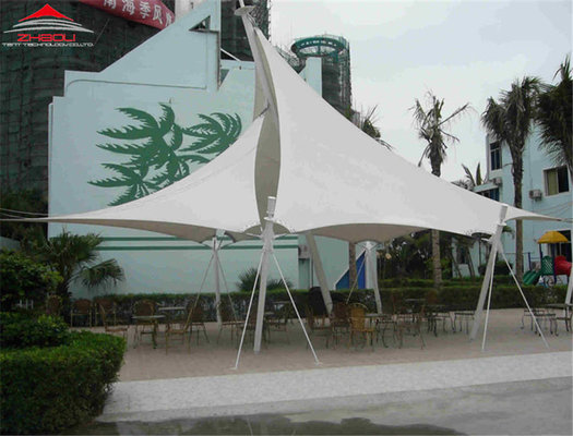 Unique Flexible Roof Shade Structures For Conference / Museum / Aquarium