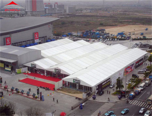 Durable Huge Event Marquee Tent With White PVC For Warehouse Storage