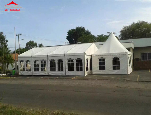 Double PVC Fabric Heavy Duty Pagoda Party Tent / Outside Wedding Tents