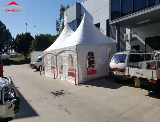 6x6m High Peak Backyard Gazebo Tent For Sport , Family Party And Exhibition