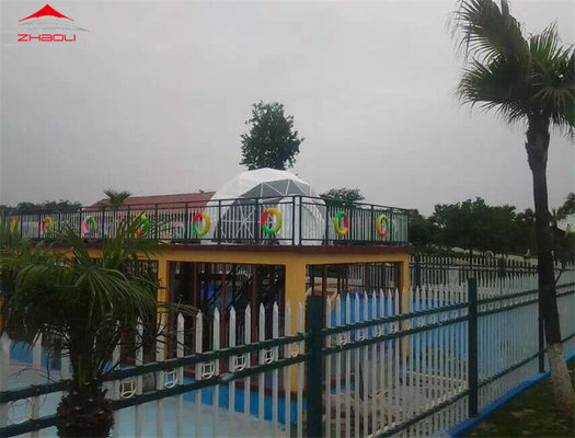 Water Resistant Geo Dome Tent With Galvanized Steel Pipe Frame 5 Years Warranty