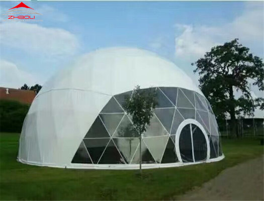 UV Resistance 10 Diameter Geo Dome Tent With VIP Cassette Flooring