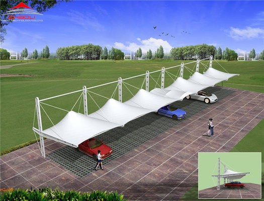 Flame Retardant Tensile Membrane Canopy Tent For Conference / Museum / Aquarium