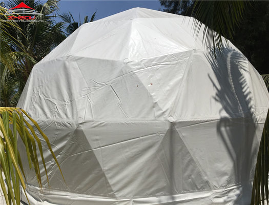 UV Resistant Transparent Dome Tent For Temporary Residence / Greenhouses