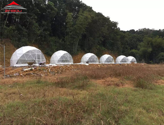 UV Resistance Geodesic Dome Tent For Celebration Standard Size From 5m To 60m