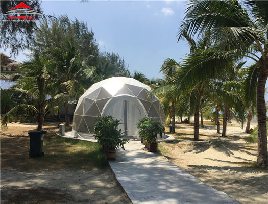 4m Half Dome Marquee Tent For Store / Reception 750 - 850gsm PVC Roof Fabric