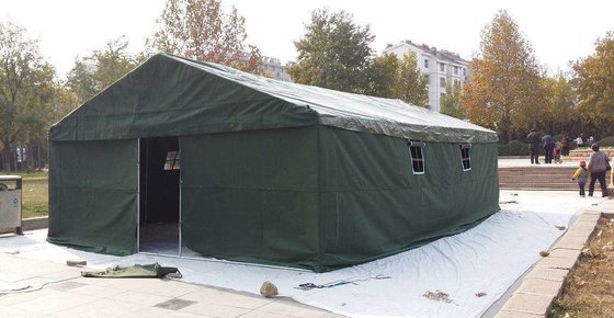 6m 위장 직물 벽 일요일 셰이딩을 가진 군 기복 천막