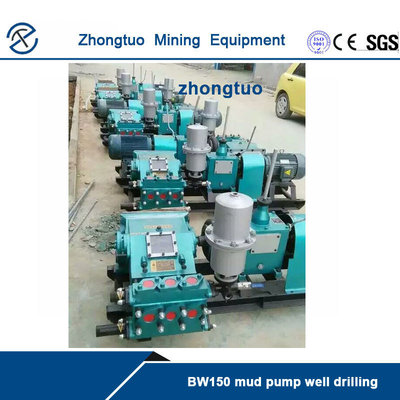 BW150 mud pump well drilling|BW three cylinder piston variable is used for drilling grouting construction