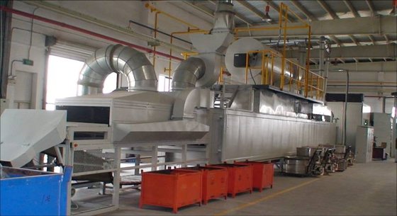 Electric - heating Type zinc flake Dip Spin Coating Machine Loading / uncloading sections