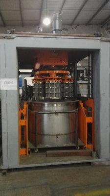 4000 Kg / H Max Capacity Dip Spin Coating Machine , Basket Planet Type Dip Spin Coating Equipment