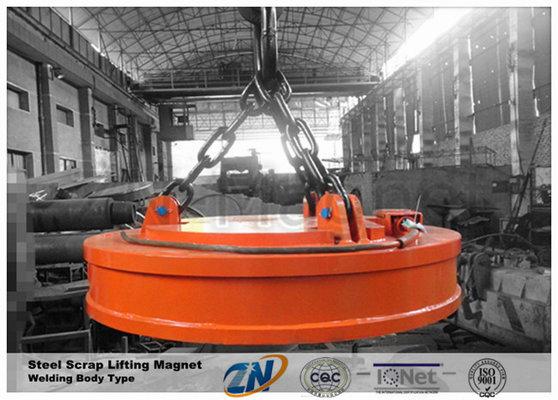 500 mm-dia Circular Scrap Lifting Electromagnet, Magnetic Lifter