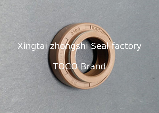 Factory produce oil seal  two springs size 20*32*10/15  brown color  NBR material