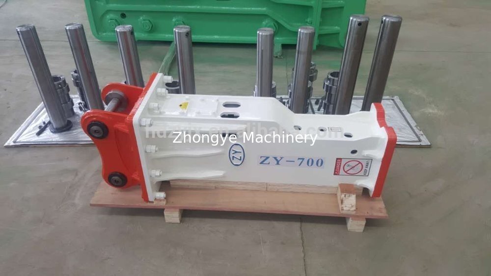 SP450 SB20 side type hydraulic rock hammer for mini excavator with chisel 45mm