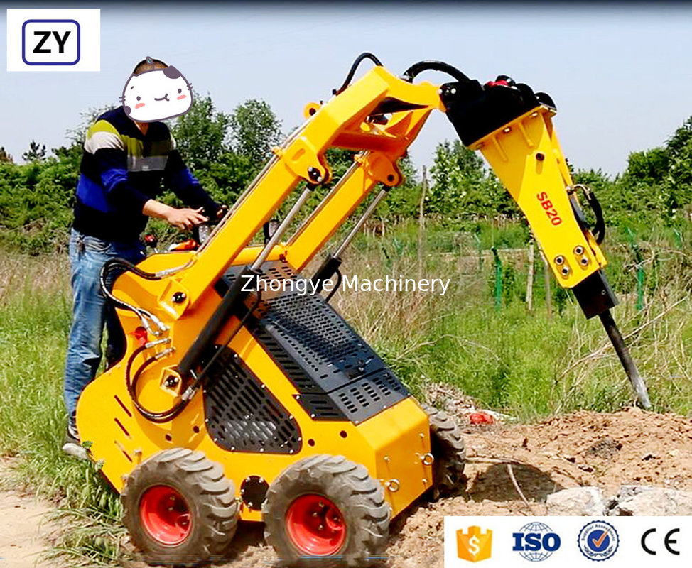 hydraulic rock stone breaker hammer for mini excavator skid loader price