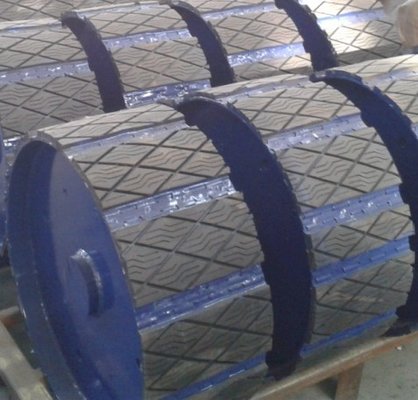 1830 mm Natural Rubber Slide Lag Weldable Pulley Lagging Pads