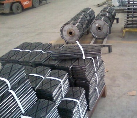 15 mm Thickness Conveyor Head Pulley Rubber Slide Lagging Pads