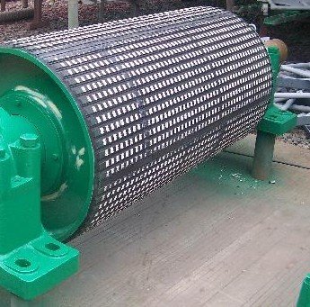 Pulley Lagging 1850mm , 1450mm CN Bonding Layer Rubber Ceramic Pulley Coated