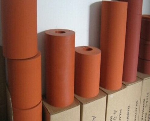 300C High temperature resistance silicone laminating rubber roller