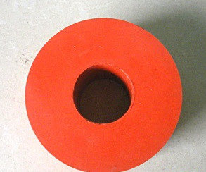 60 Shore A Red Color 300mm Heat Transfer Silcone Rubber Roller