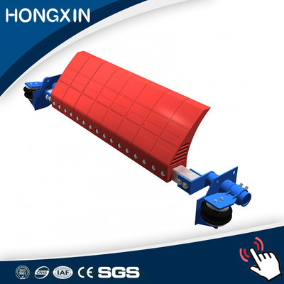 182 mm height Coal mining adjustable secondary polyurethane conveyor belt scraper rubber