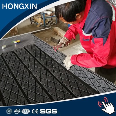 High wear resistant conveyor weldable slide pulley rubber lagging
