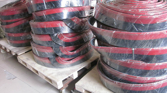 30 meter / roll belt conveyor system polyurethane skirtboard rubber sheet