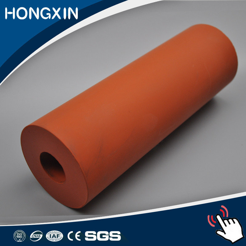 60 Shore A Red Color 300mm Heat Transfer Silcone Rubber Roller