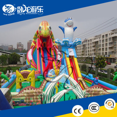 Cheap inflatable bouncer slide, inflatable slide combo, inflatable toys